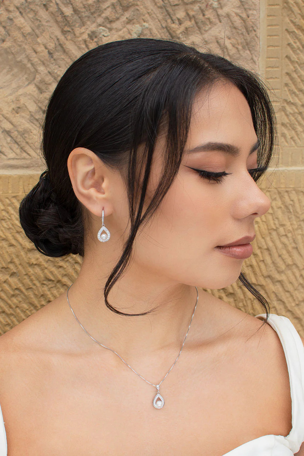 Lucy Necklace Earring Set | Windsor Bridal Jewellery | Honey Fawn Boutique